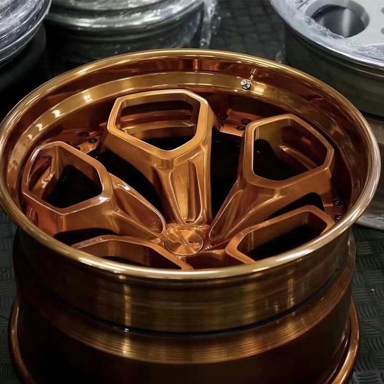 Hot Selling 2 ALLOY 3 Pieces Forged Aluminum Alloy Wheels Deep Concave ...